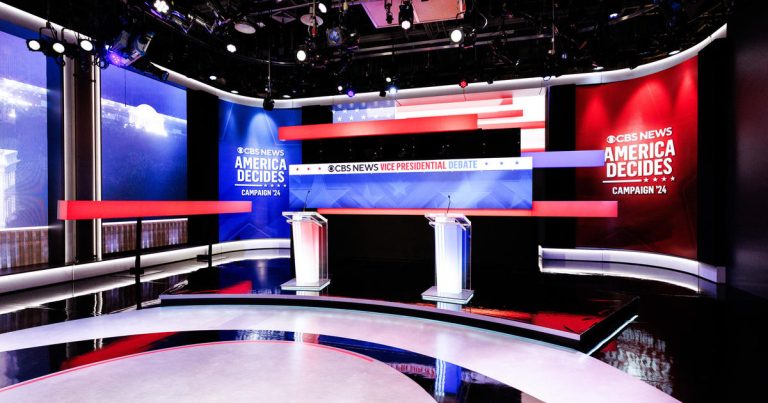 Where is the VP debate being held? See behind the scenes at the CBS ...